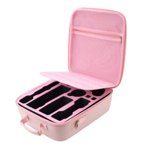 Portable Hard Shell Nintendo Switch Case,Pink Cute Cat Paw Deluxe Storage Shoulder Bag Compatible with Nintendo Switch for Console, Dock, Pro Controller, Joy-Con grip, Pokeball Plus & Accessories.