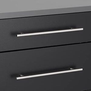 Prepac HangUps 3-Drawer Base Storage Cabinet, Black