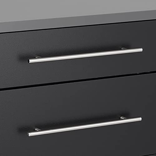 Prepac HangUps 3-Drawer Base Storage Cabinet, Black