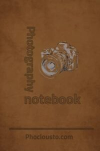 photography notebook