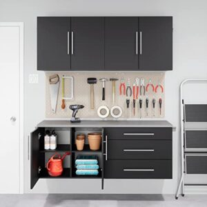 Prepac HangUps 3-Drawer Base Storage Cabinet, Black