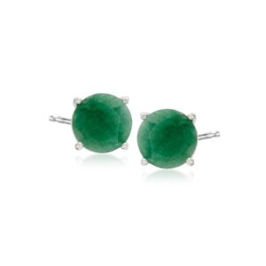 ross-simons 4.00 ct. t.w. gemstone earrings in sterling silver