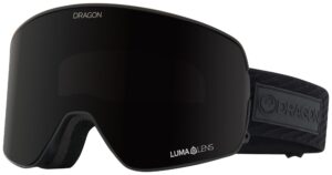 dragon unisex snowgoggles nfx2 with bonus lens - midnight with lumalens midnight + lumalens violet, medium