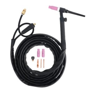 Hynade Lift TIG Torch Air Cooled Argon Welding Torch 150A TIG17 with valve 10-25 plug. (Lift TIG17 Valve)