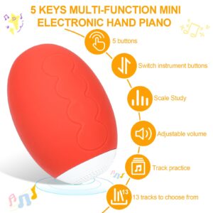 Kid's Piano,13 in 1 Electronic Smart Music Piano (Design Patent),5-Key Finger Pocket Piano,Portable Educational Thumb Piano for Kids Age 6+/Teenager for Music Beginner with Multiple Musical Scale