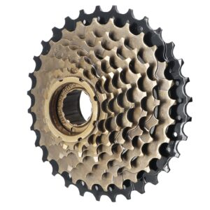 hycline bike freewheel: 8 speed 13-32t bicycle freewheel - threaded type freehub cycling replacement part