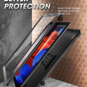 SUPCASE for Galaxy Tab A7 Lite Case (Unicorn Beetle Pro), [Built-in Screen Protector & Stand] Heavy Duty Rugged Shockproof Protective Tablet Case for Samsung Galaxy Tab A7 lite 8.7 Inch (2021), Black