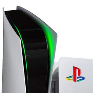 power light decal and underlay sticker combo for ps5 playstation 5 (green)