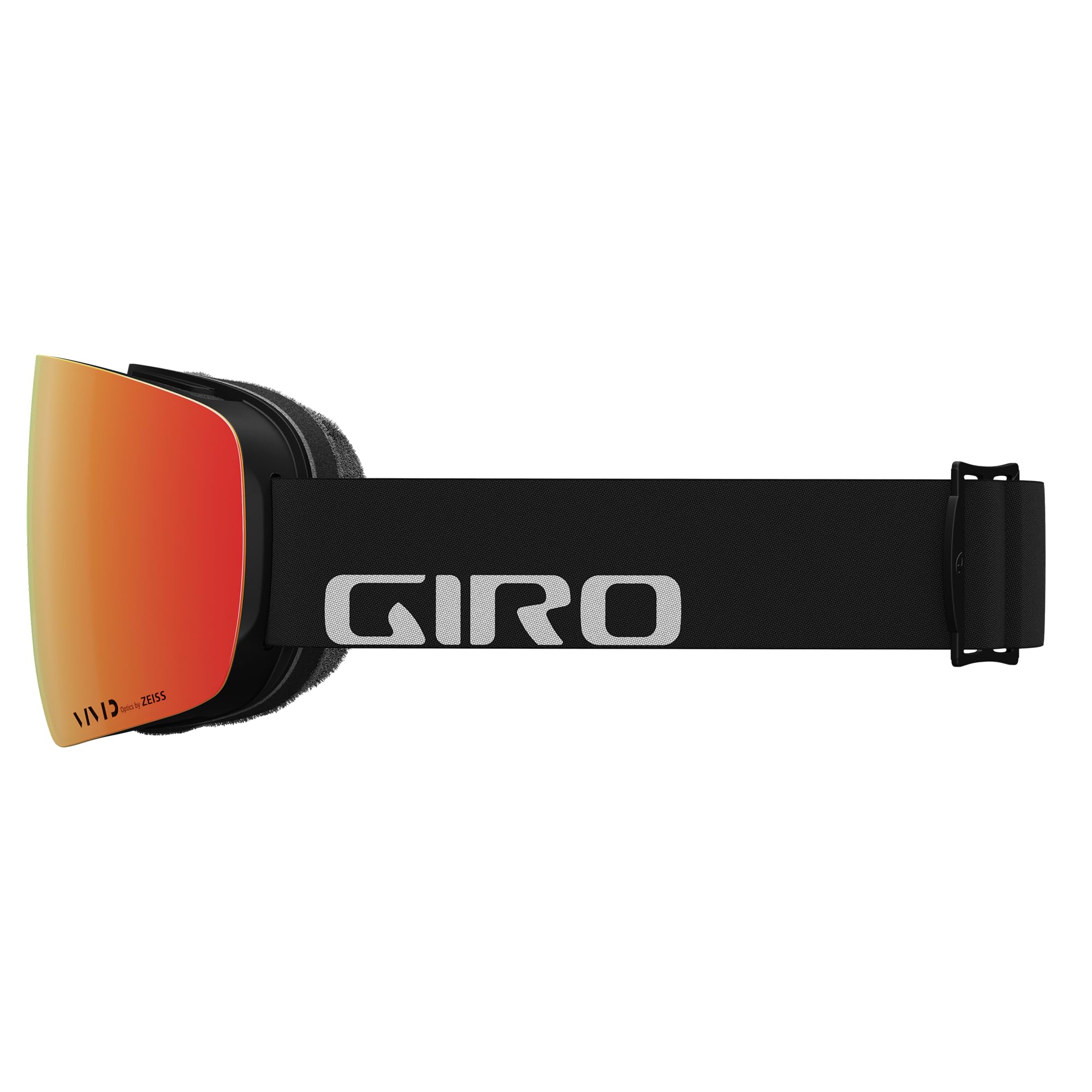 Giro Contour RS Asian Fit Snow Ski Goggles - for Men & Women - Black Wordmark Strap w/VIVID Ember/VIVID Infrared Lenses