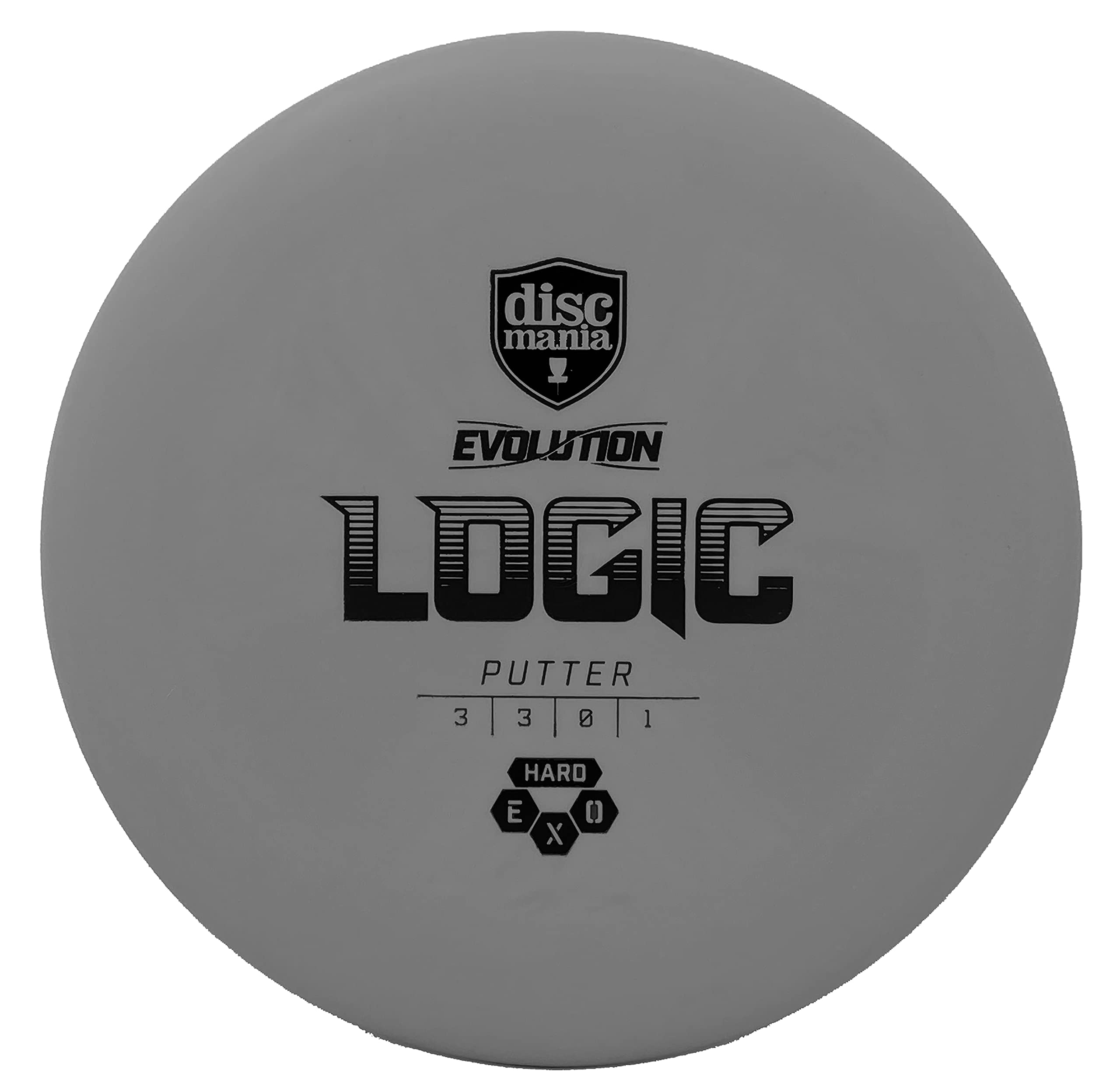 Discmania Evolution Exo Hard Logic Disc Golf Putter (Colors May Vary) 173-176 - Low Profile Disc Golf Putter and Approach Disc