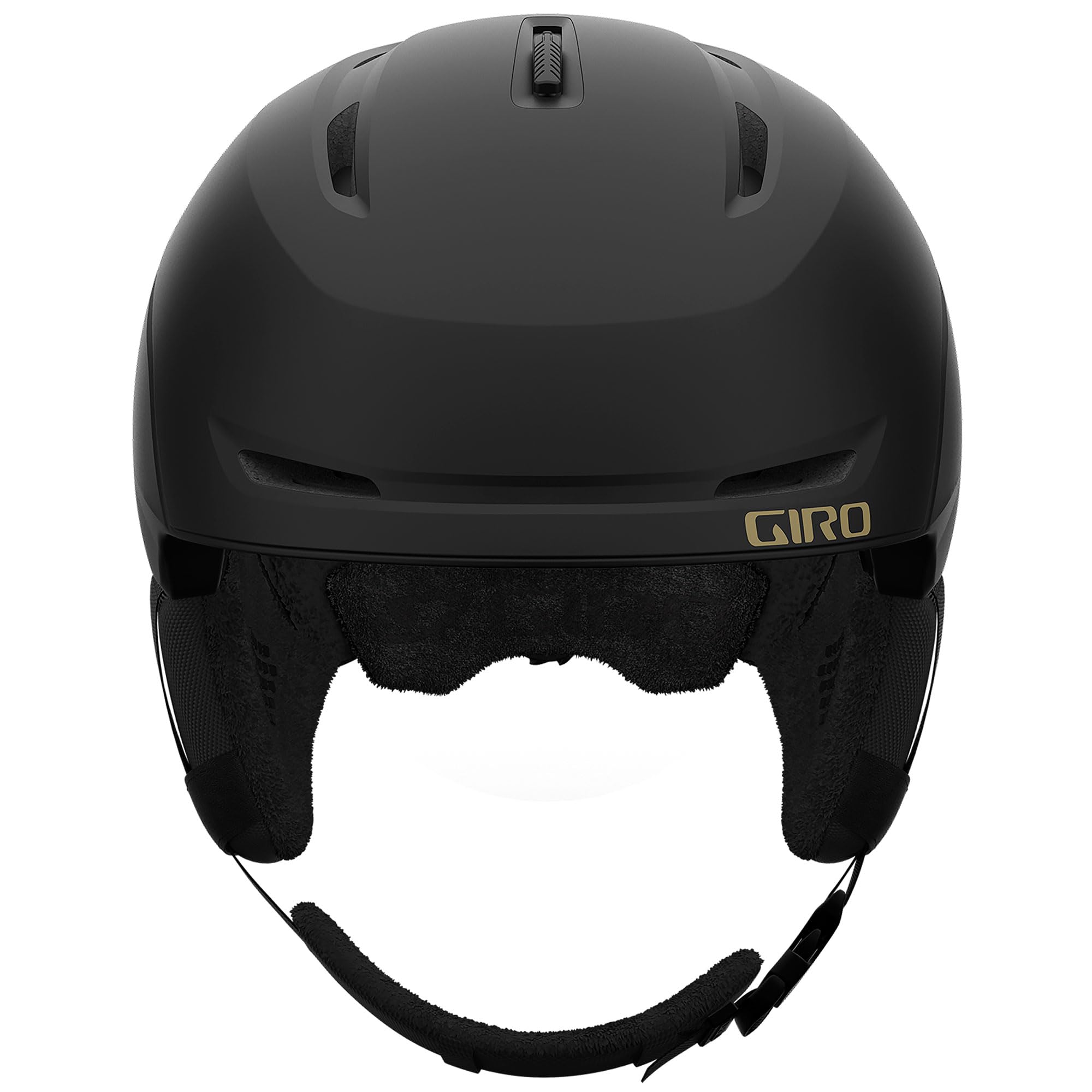 Giro Avera MIPS Ski Helmet - Snowboard Helmet for Women & Youth - Matte Black/Gold - Size S (52-55.5cm)