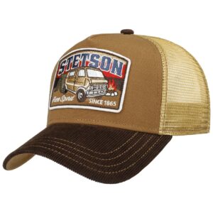 stetson by the campfire trucker cap men brown one size