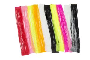 20pc 10colours fishing jig lures mixed colors diy silicone whole sheet skirts for jig lures regular skirt colours with fly tying material free rubber band cmb5#