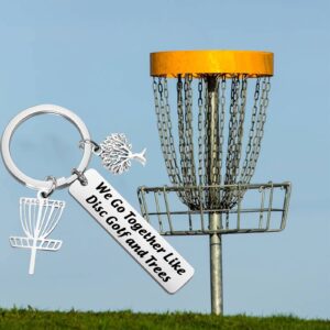 TGBJE Golfers Gifts Disc Golf Lover Gifts Disc Golfing Lover Player Gift We Go Together Like Disc Golf And Trees (Disc Golf)…