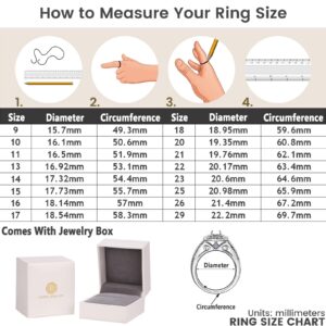 Newshe Cubic Zirconia Curved Wedding Bands for Women Ring Enhancer Guard for Engagement Rings 925 Sterling Silver Size 7