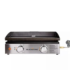 Blackstone Griddle 22″ Tabletop 2 Burner 24,000 BTU Grill with Cover included