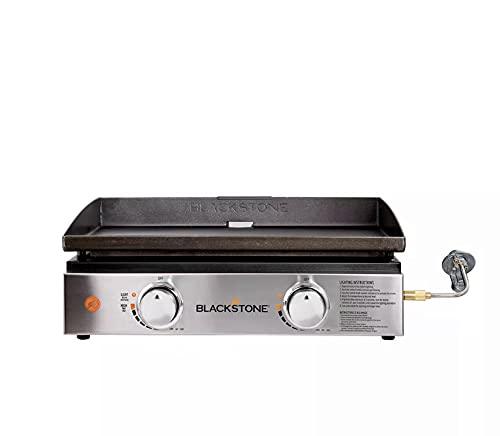 Blackstone Griddle 22″ Tabletop 2 Burner 24,000 BTU Grill with Cover included