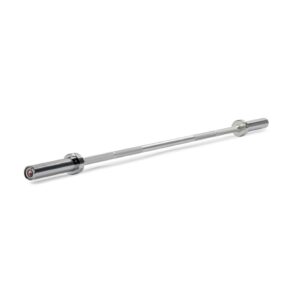 titan fitness aluminum olympic technique training barbell, 6 ft chrome finish, 8 kg 28mm shaft, 65 lb capacity, weightlifting starter bar