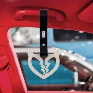 jdm Devil Demon Broken Heart Glow in the Dark TSURIKAWA Ring Subway Train Bus Handle Strap Charm Drift