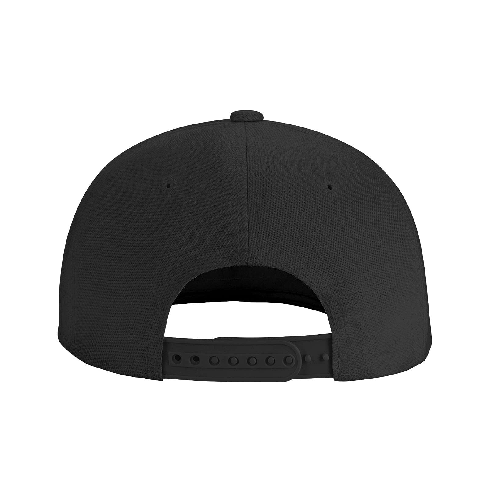 Skeleton Hand Hat, Embroidery Skull Finger Flat Brim Bill Baseball Cap Plain Adjustable Snapback Hats Black