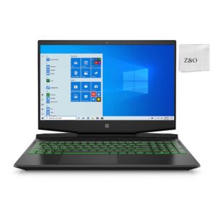 2021 newest hp pavilion gaming 16-inch micro-edge laptop, intel core i5-10300h processor, nvidia geforce gtx 1650 (4gb), 16 gb sdram, 512 gb ssd, windows 10 home (shadow black/acid green), w/z&o fiber