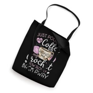 Crochet & Coffee Lover - Hand Me My Crochet And Walk Away Tote Bag