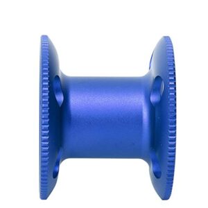 Empty Underwater Compact Size Finger Spool, Finger Spool Reel, Easy to Use Line Tool for Snorkeling Freediving(blue)