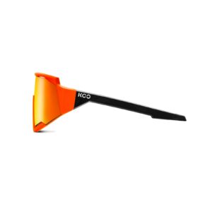 KOO Spectro Sunglasses I Performance Eyewear for Road, Triathlete & Cyclocross Sports - Orange Fluo