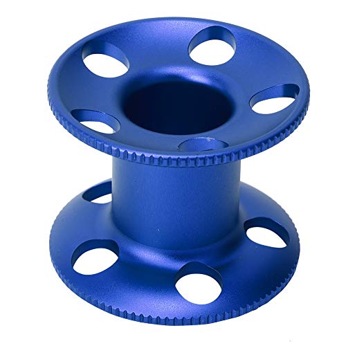 Empty Underwater Compact Size Finger Spool, Finger Spool Reel, Easy to Use Line Tool for Snorkeling Freediving(blue)