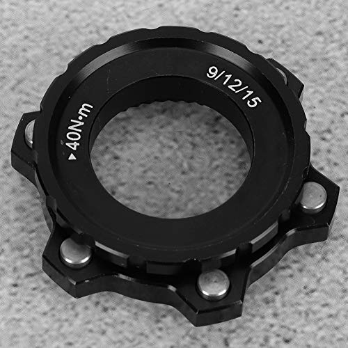 QIMIT Center Lock Adapter, Strong Bicycle Accessories Brake Rotor for 15mm / 5.9in Hub Axles for 12mm / 4.7in for 9mm / 3.5in