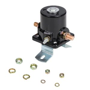 Starter Solenoid Relay SFD6025 12V 3-Terminal Replacement for Fo-r 2N 8N 9N Tractor 8N-11450 SW218 SW355 10-FO218-12V 7-1023-12V 240-14008