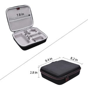 XANAD Hard Case for Zoom H6 Six-Track Portable Recorder. Fits Charger, Cable and Other Accessories