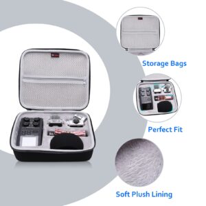 XANAD Hard Case for Zoom H6 Six-Track Portable Recorder. Fits Charger, Cable and Other Accessories