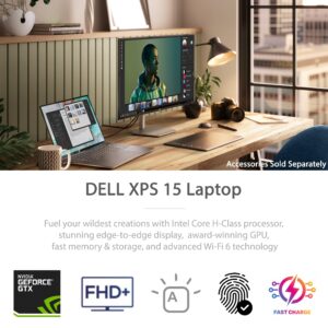 Newest Dell XPS 15 9500 Elite Laptop, 15.6" FHD+ 500 Nits Display, Intel Core i7-10750H, GTX 1650Ti, 32GB RAM, 1TB SSD, Webcam, Backlit Keyboard, Fingerprint Reader, WiFi 6, Thunderbolt, Win 10 Home