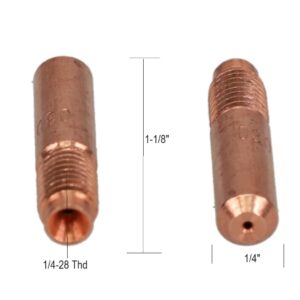 STARTECHWELD 087299 Mig Welding Contact Tips .023" 087-299 for Miller M10 M15 M25 M40 M100 Hobart H9 H10 MIG Weld Guns (Pack of 25)