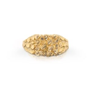 gold nugget ring for women 10k gold women’s wedding rings 2.20 gm (rs 8)