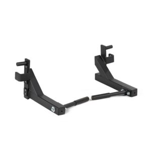 titan fitness t-2 series dip bars, j-hook style rack mounted dip attachment, 880 lb capacity, fits 2â€ x 2â€ tubular steel