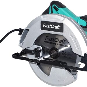 Circular Saw + 3pc 7.25" Blades 21A PEAK GUARANTEED POWER Electric Circular Saw All Industrial & PRO Grade - FastCraft Brand at Costco