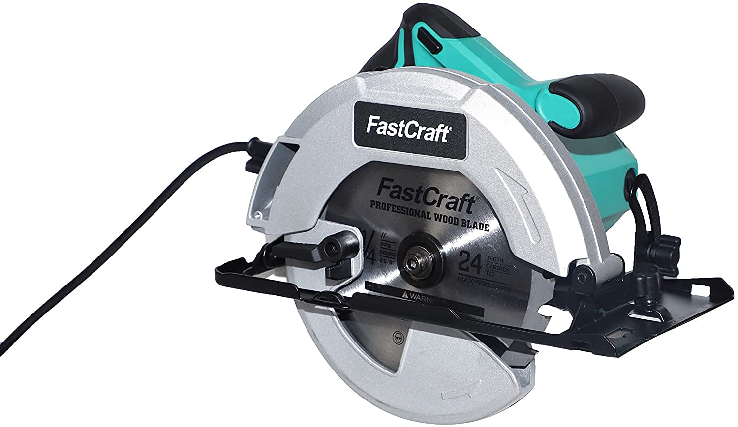 Circular Saw + 3pc 7.25" Blades 21A PEAK GUARANTEED POWER Electric Circular Saw All Industrial & PRO Grade - FastCraft Brand at Costco