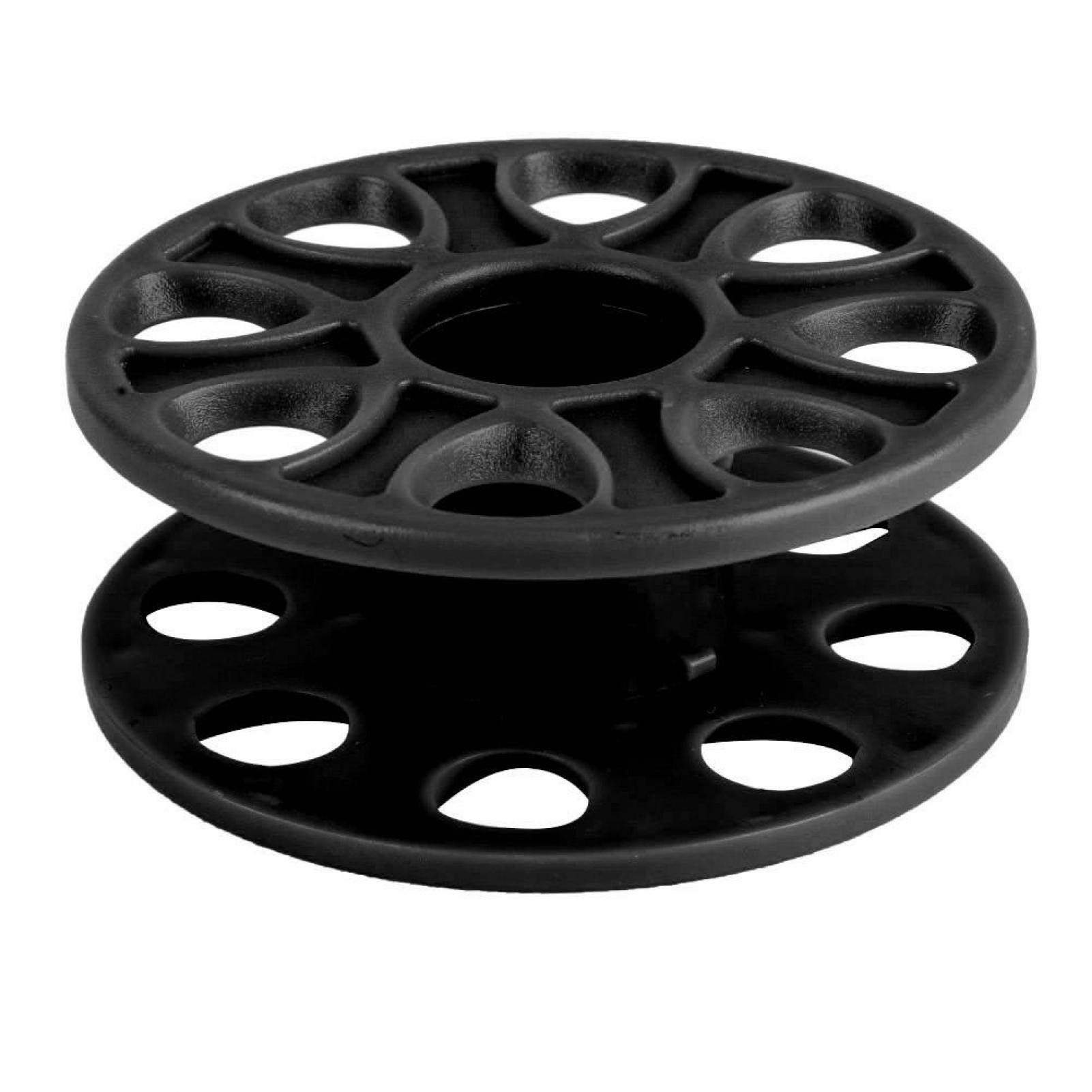 RANNYY Diving Finger Spool,Durable Plastic Scuba Diving Compact Finger Spool Reel Diver Underwater Accessory(Black)