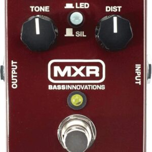 Briskdrop MXR M85 Bass Distortion Pedal Bundle with Dunlop ECB003 Power Supply and Dunlop Variety Pick Pack(M85bundle2)