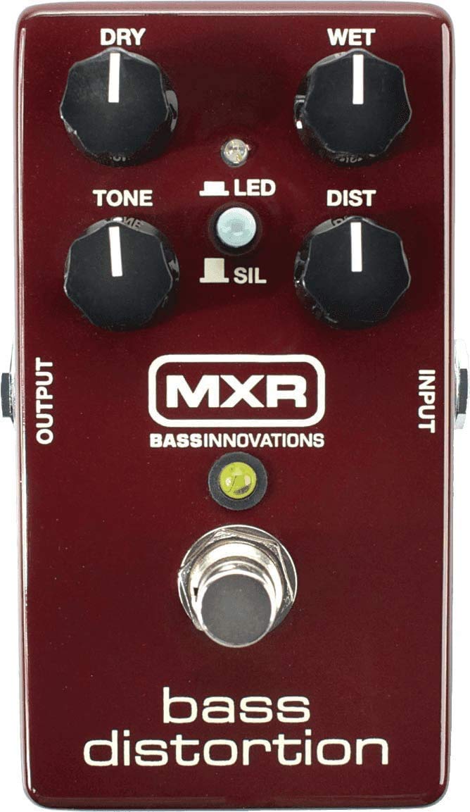 Briskdrop MXR M85 Bass Distortion Pedal Bundle with Dunlop ECB003 Power Supply and Dunlop Variety Pick Pack(M85bundle2)