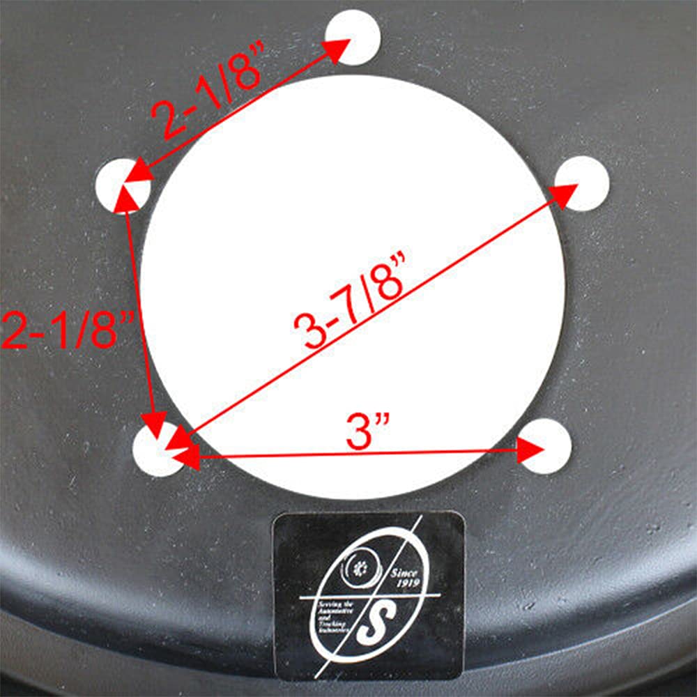 Southwest Wheel 2-Pack 12" X 2" TruRyde Self-adjusting Electric Brakes with Hardware (2 Right Hand + 2 Left Hand)