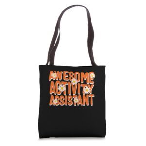 awesome activity assistants rock activity professionals week tote bag