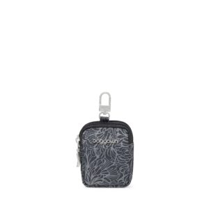 baggallini womens on the go mini pouch, midnight blossom print, black us