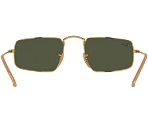 Ray-Ban RB3957 Julie Rectangular Sunglasses, Legend Gold/Green, 49 mm