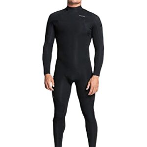 Quiksilver Mens Everyday Sessions 3/2 Back Zip Wetsuit - Black | Small