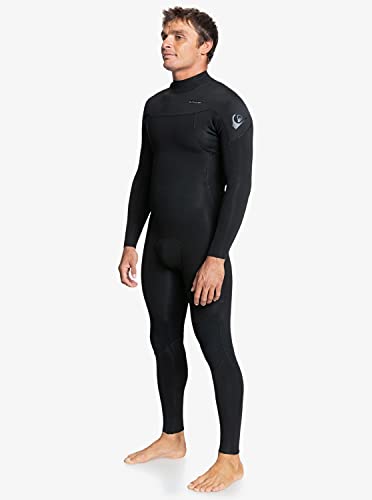 Quiksilver Mens Everyday Sessions 3/2 Back Zip Wetsuit - Black | Small