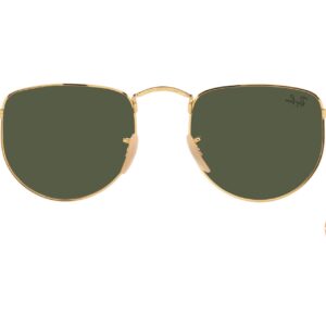 Ray-Ban RB3958 Elon Round Sunglasses, Legend Gold/Green, 50 mm