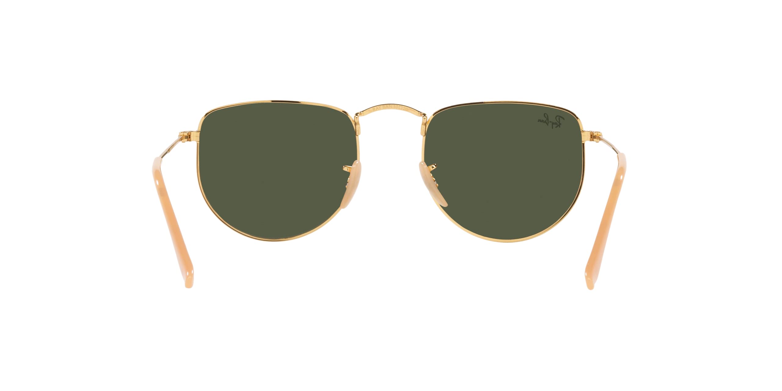 Ray-Ban RB3958 Elon Round Sunglasses, Legend Gold/Green, 50 mm